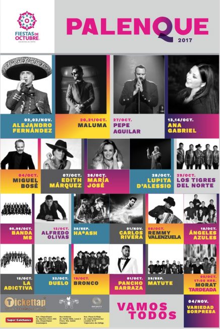 ¡Listo el cartel del Palenque en Fiestas de Octubre! - Kebuena