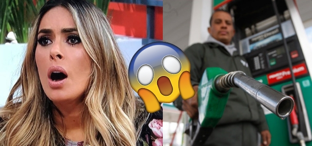 Ante desabasto de gasolina Galilea Montijo se vuelve despachadora Ante desabasto de gasolina Galilea Montijo se vuelve despachadora