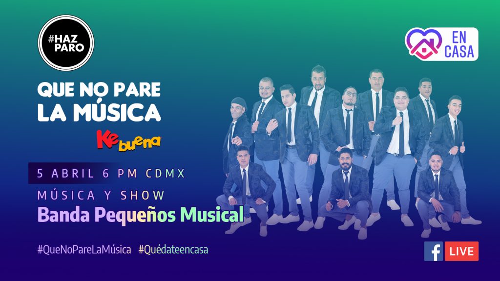 Banda Pequeños Musical llega con todo a "Que no pare la música"