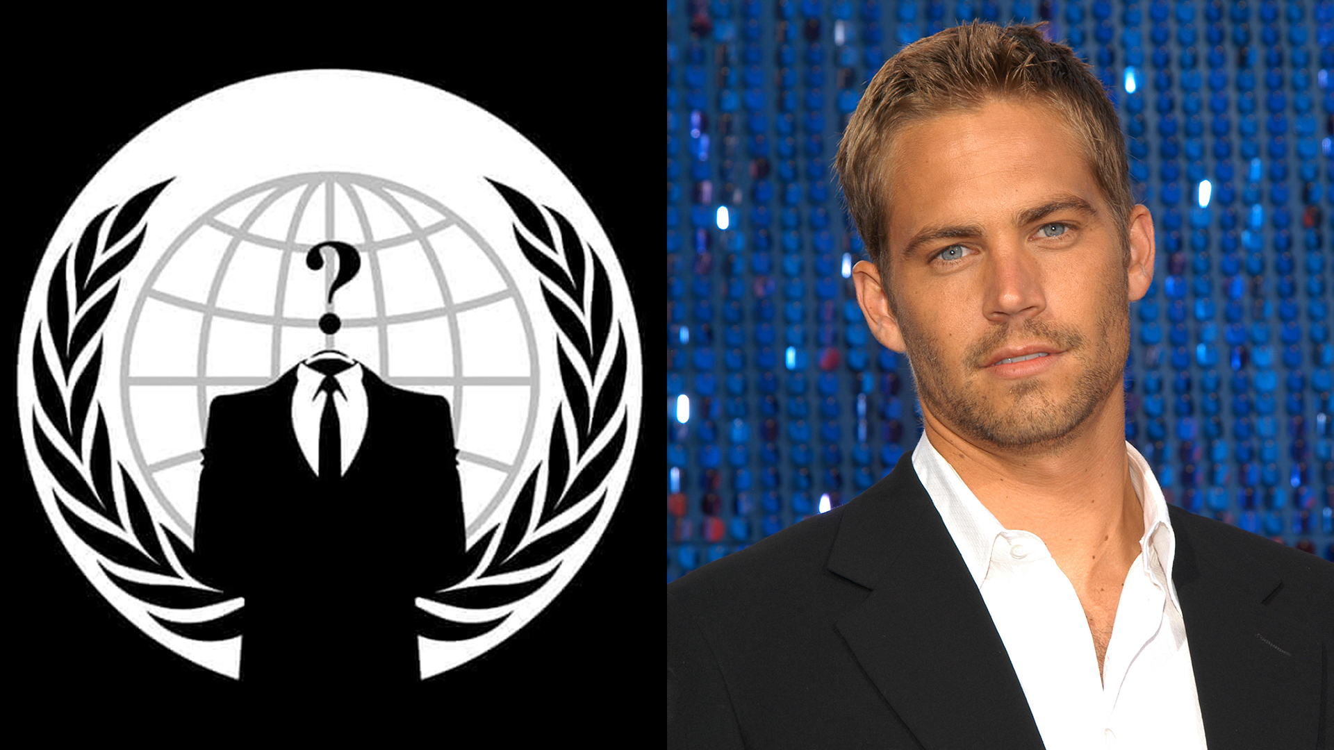 Anonymous revela teoría sobre el fallecimiento de Paul Walker Anonymous revela teoría sobre el fallecimiento de Paul Walker
