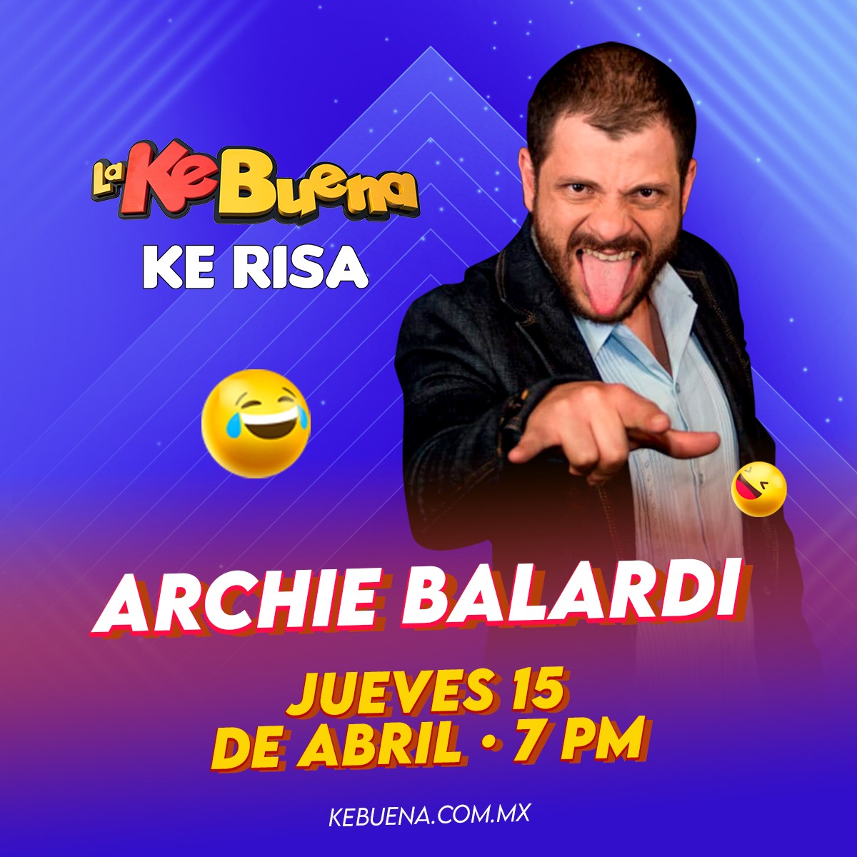 Archie Balardi en Ke Risa con Fercho, Doña Pepona y El Indio Brayan