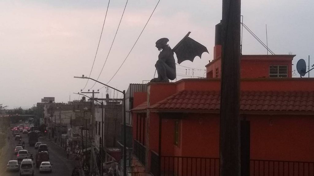"Gárgola Gigante" de Chimalhuacán se vuelve viral