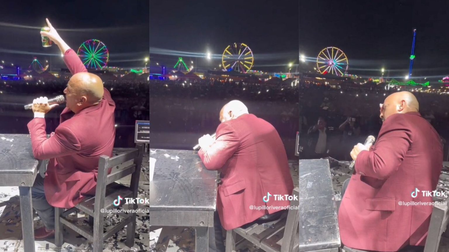 Lupillo Rivera recuerda a Jenni Rivera y llora en pleno concierto