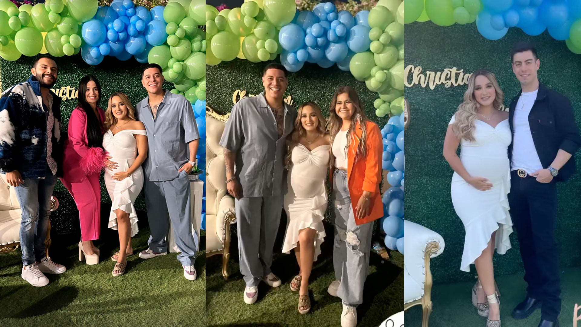 Eduin Caz y Daisy Anahy se reencuentran en el Baby Shower de su bebé