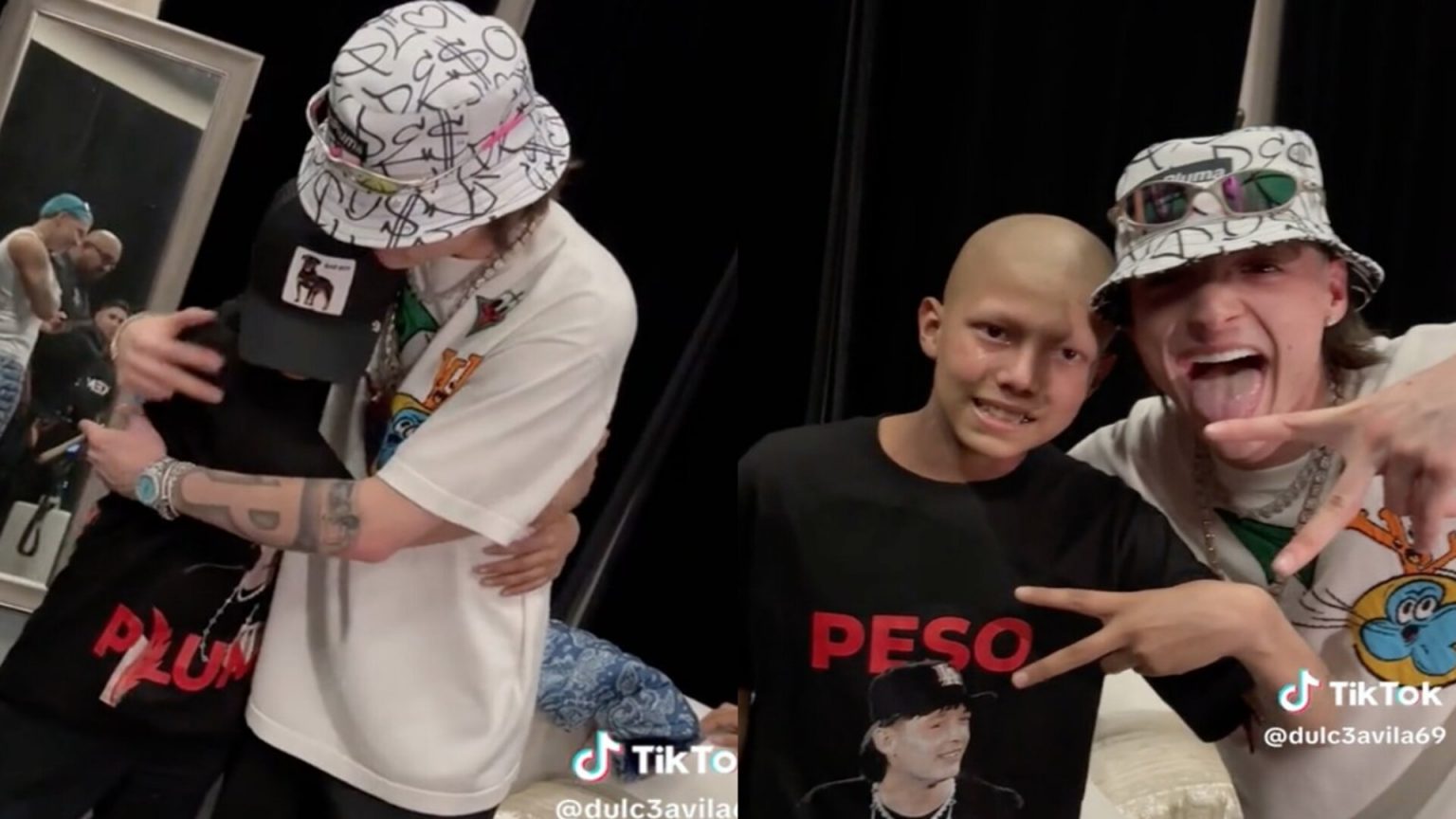 Peso Pluma conoce a niño con cáncer y le da ánimo para continuar con el ...