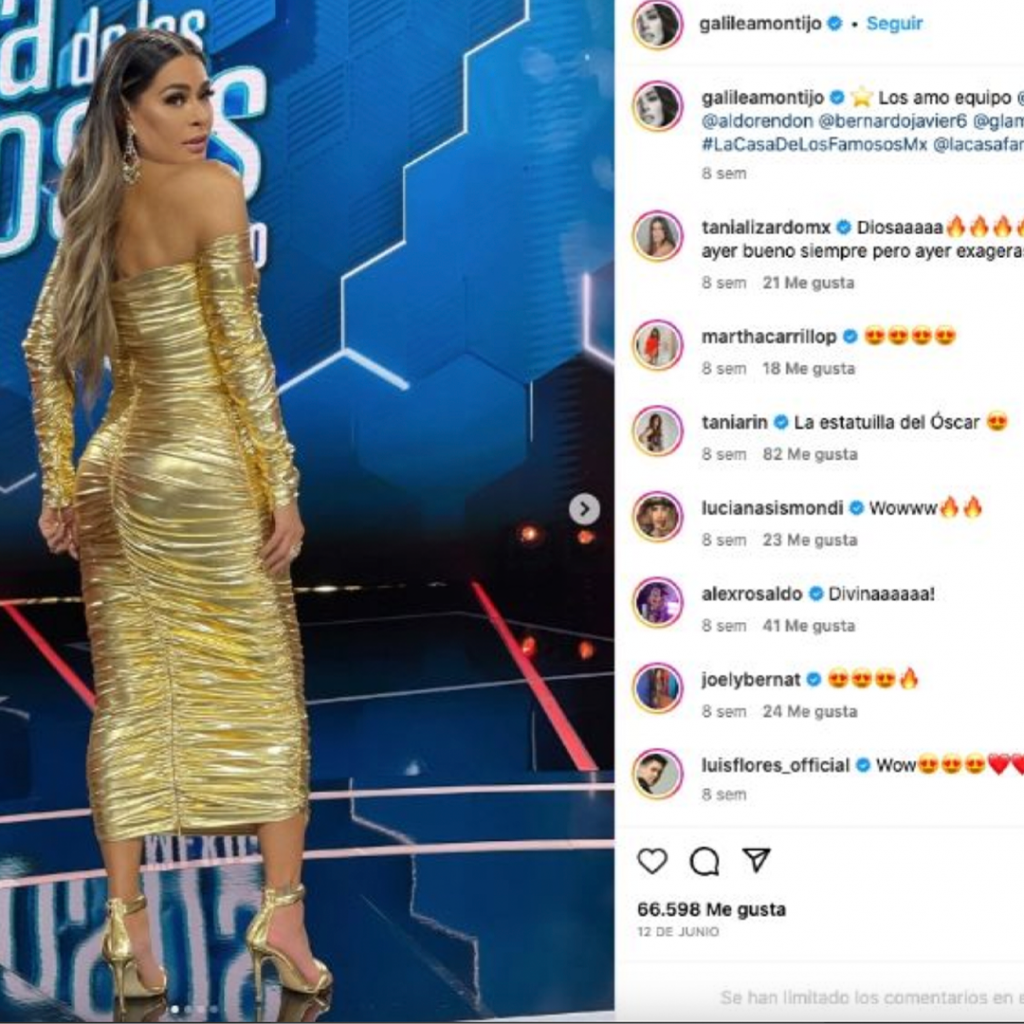 Galilea Montijo luce como ”Diosa” en vestido lencero de encaje en la Gala Final de LCDLF