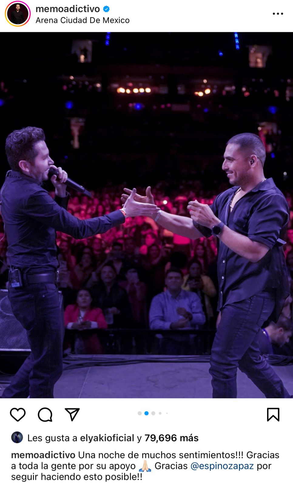 Memo Garza debuta como solista en concierto de Espinoza Paz