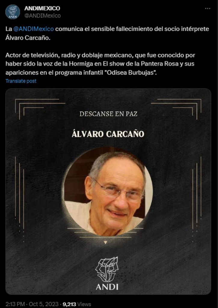 Fallece Álvaro Carcaño, mejor conocido como "El profesor Memelovsky" de ...