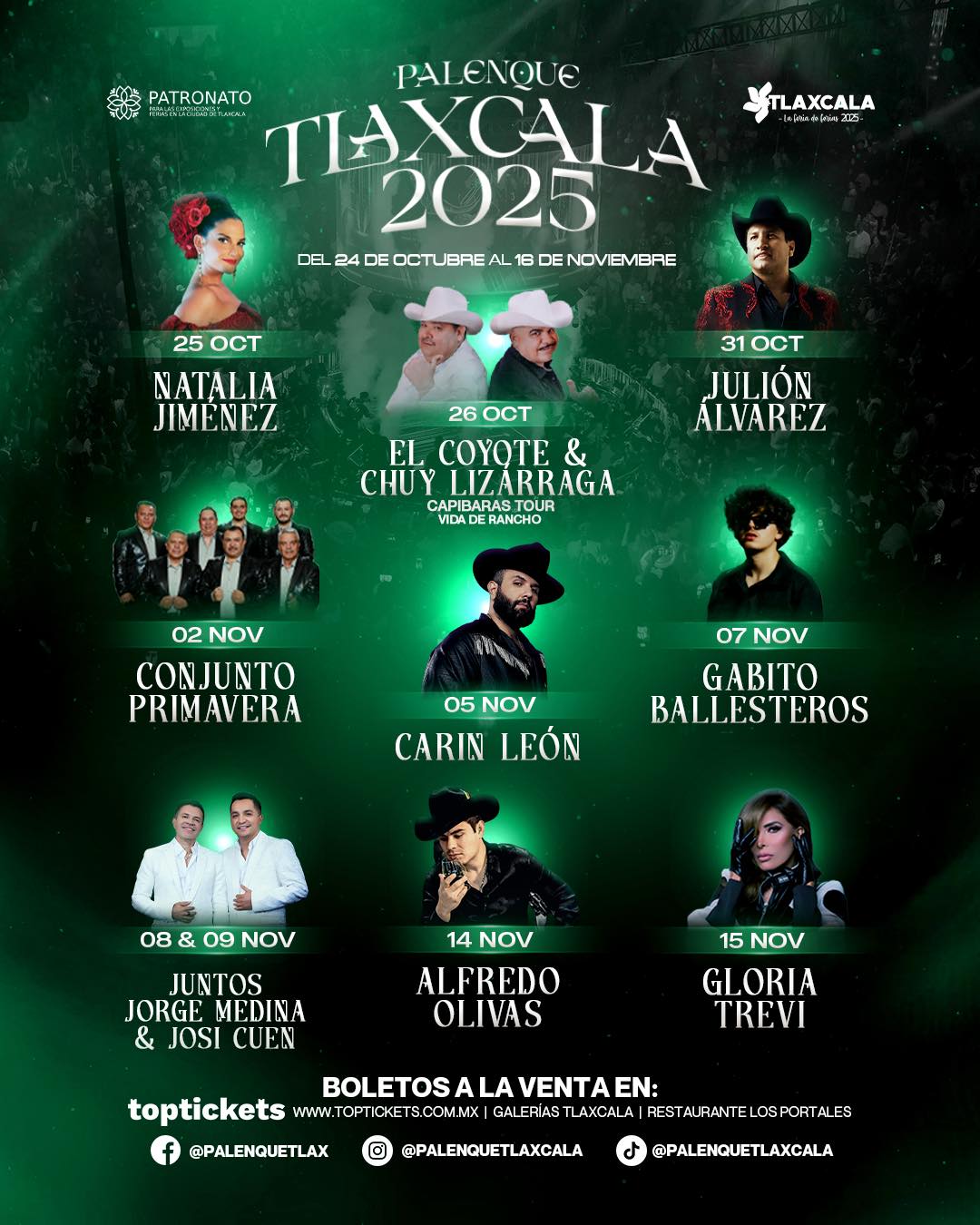 Palenque Tlaxcala 2025: ¿Cuándo, artistas confirmados y dónde comprar los boletos?