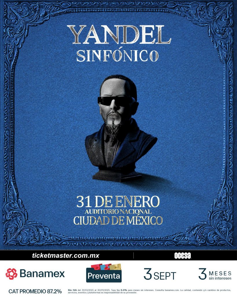 YANDEL anuncia su gira ‘Sinfónico Tour’ por México: fechas y todos los ...