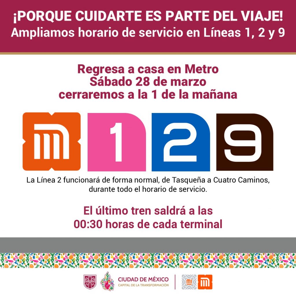 Horarios De Metro Pcs